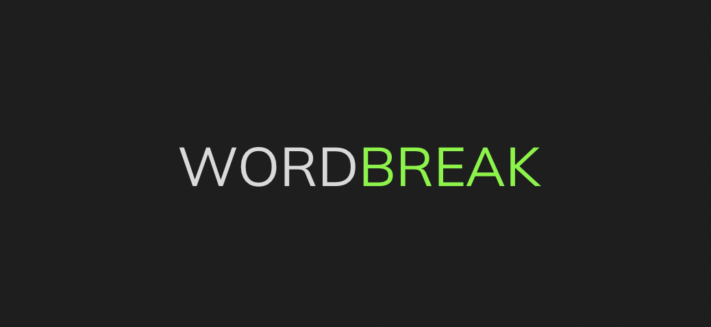 Play WordBreak! Daily word puzzle game